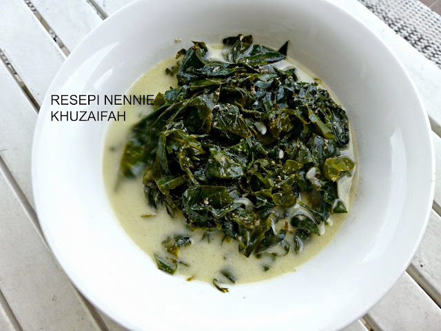 Masak lemak putih pucuk cemperai