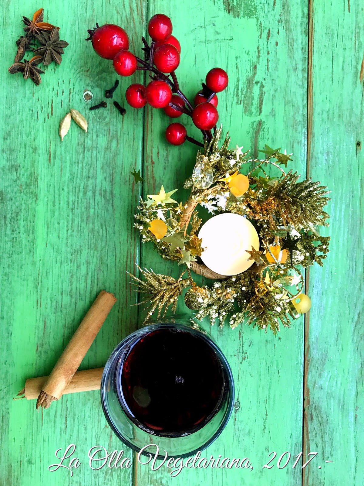 La Olla Vegetariana: Mosto caliente especiado sin alcohol