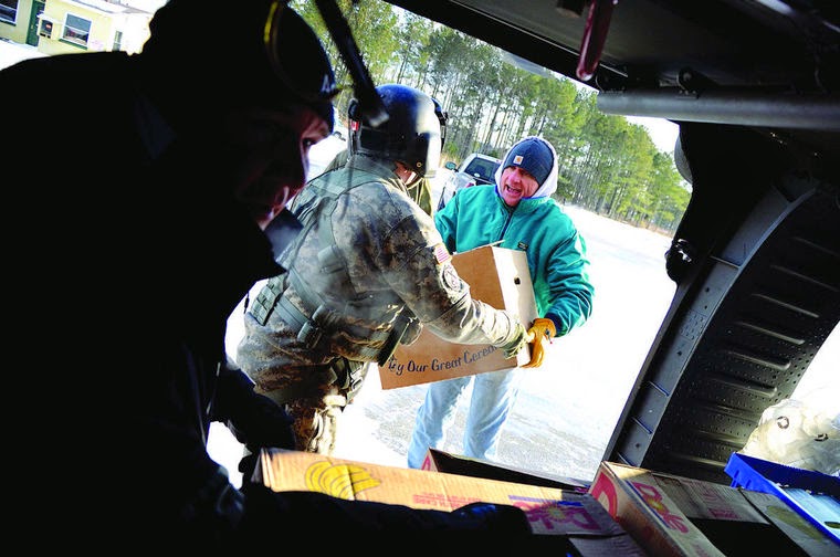 Kathryn's Report: Tangier Island: Guard delivers provisions to ice ...