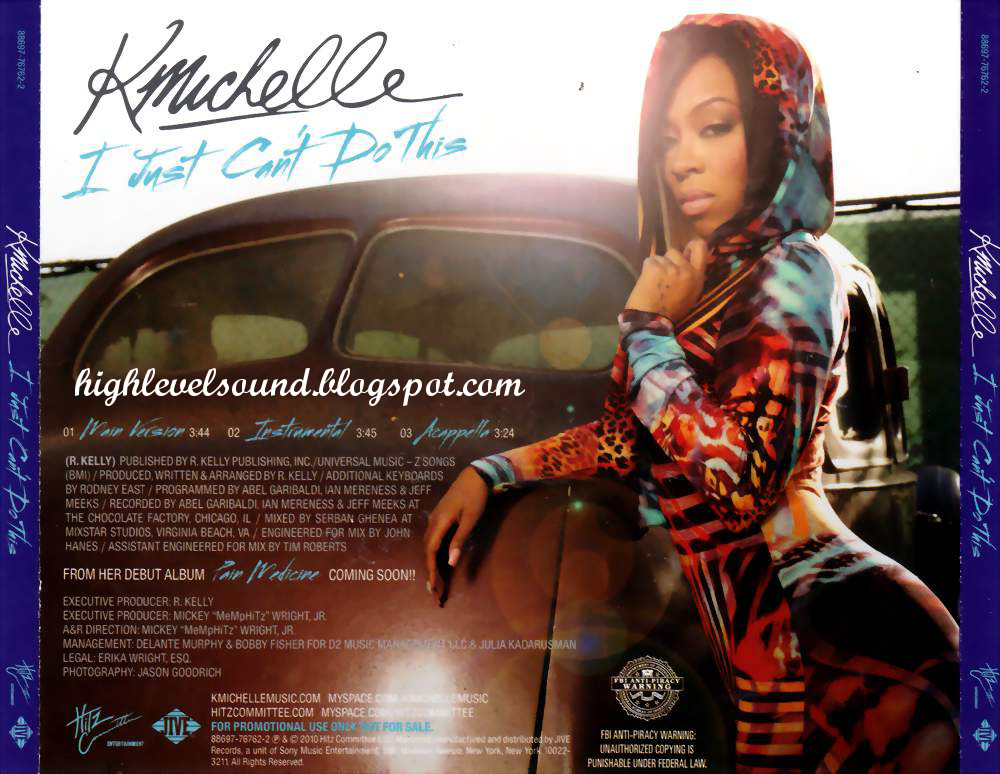 Highest Level Of Music K Michelle I Just Cant Do This Promocds 2010 Hlm