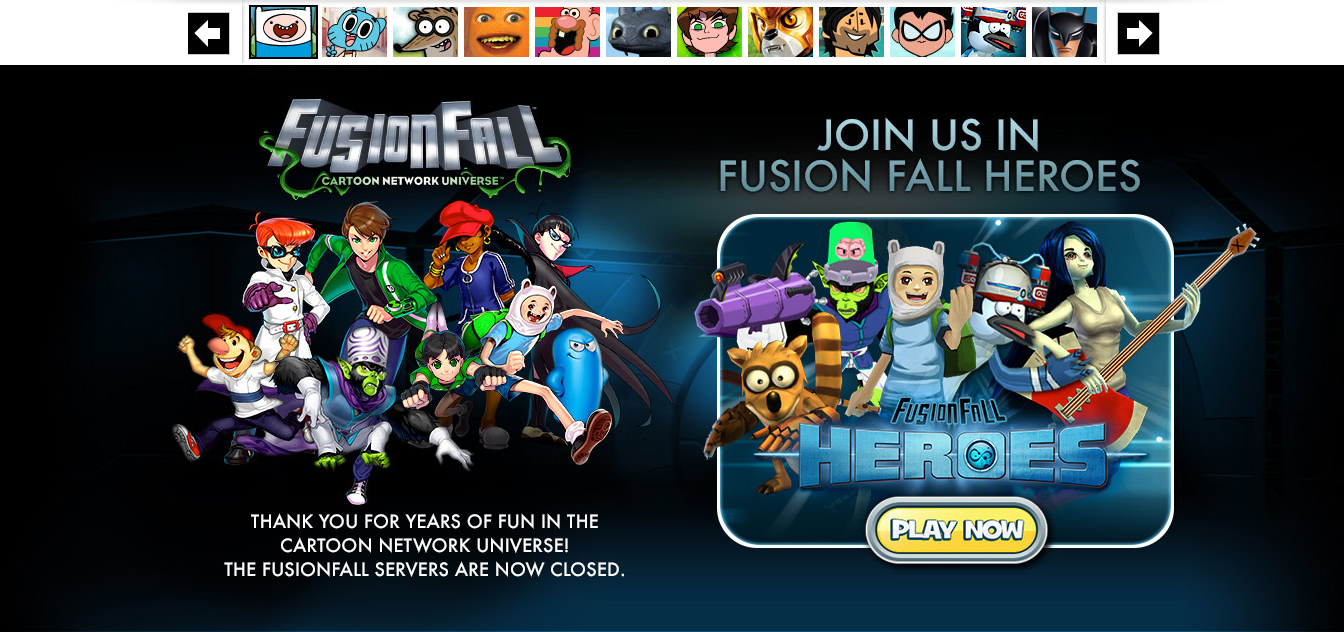 cartoon network universe fusionfall blog