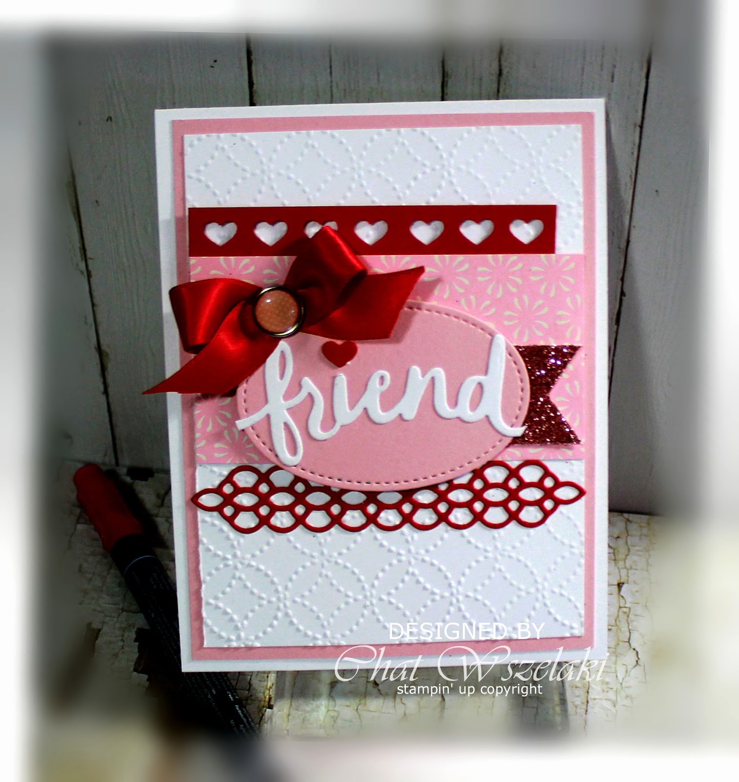 Me, My Stamps and I: Stampin' Up Lovely Words Thinlit Die
