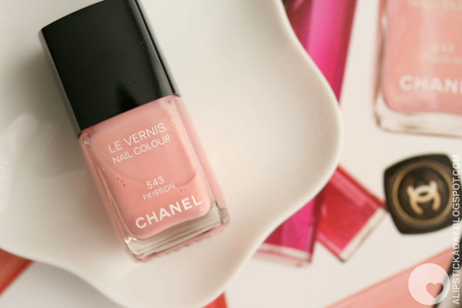 A LIPSTICK A DAY | Nails of the day #17 - Chanel Le Vernis in Frisson #543