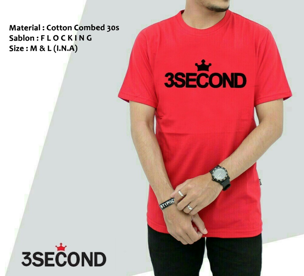 Kaos Distro 3 Second Bandung: Galeri Kaos 3Second Februari 2018