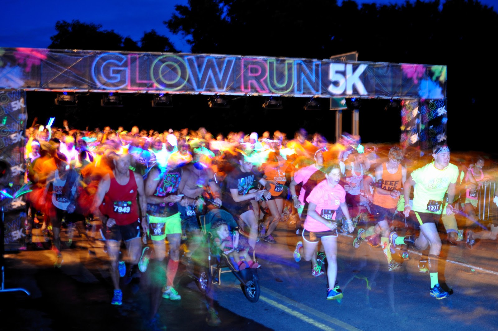 Losing The Glass Slippers : Glow Run 5K Recap!