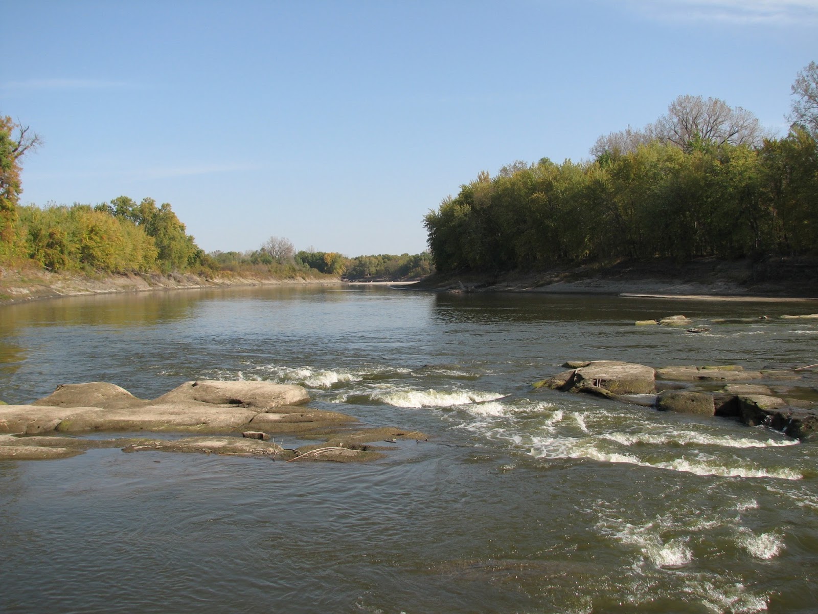 earthscienceguy: The Lower Carver Rapids on the Minnesota River