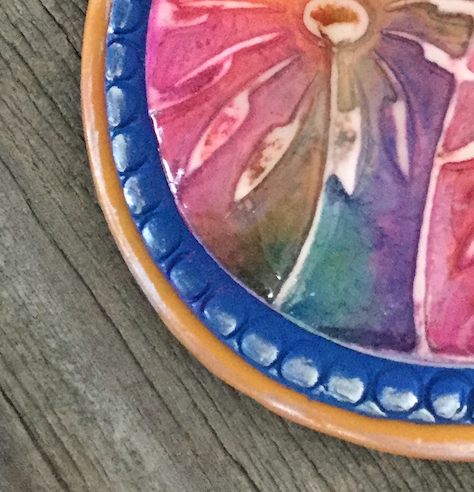 Easy Faux Batik Polymer Clay Pendants