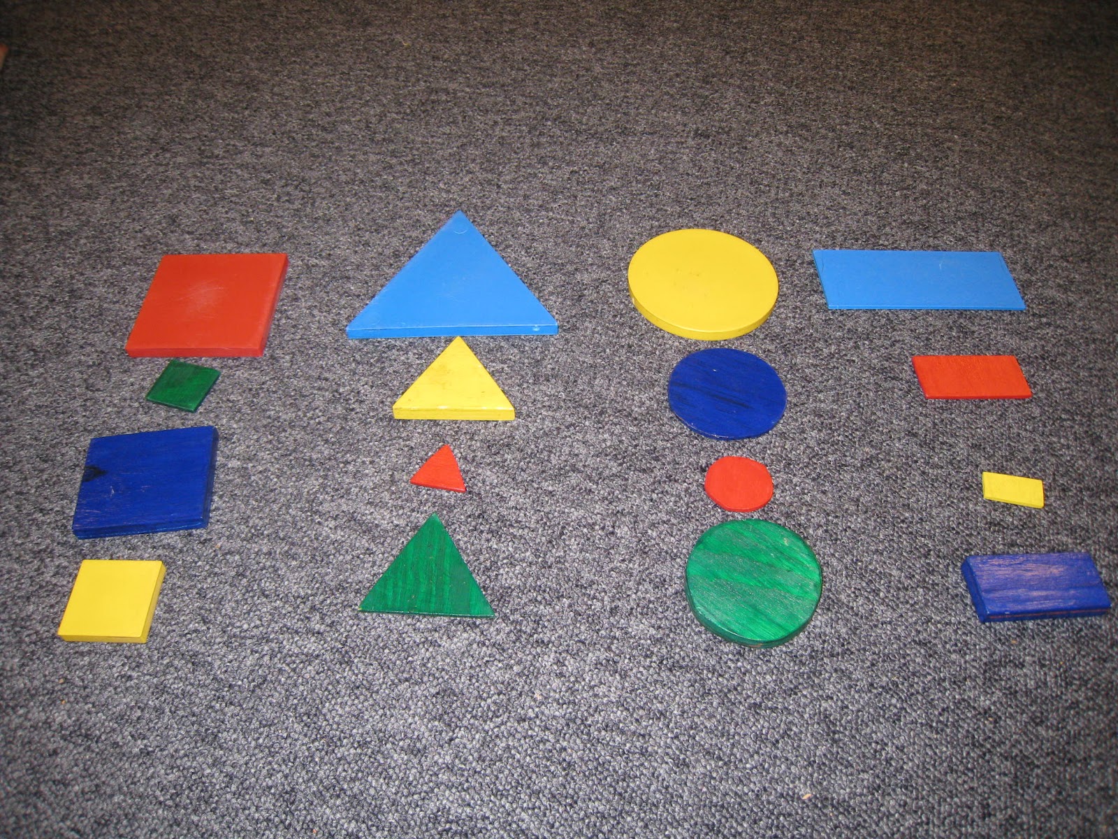 Förskoleklass B: Geometri