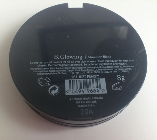 Silver Screen Beauty Queen: B. Glowing Shimmer Block in 'Just Peachy ...