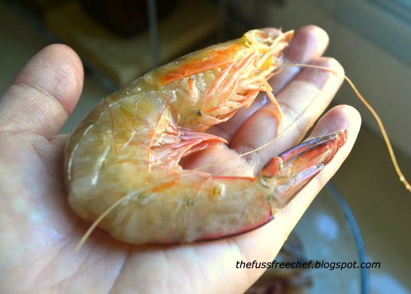 the FUSS FREE chef: Jumbo Prawns with Chili, Lemon and Parsley