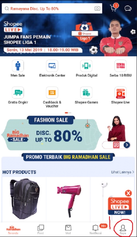 Notifikasi Chat Tidak Muncul di Shopee Mei 2019 - Tutorial di Shopee