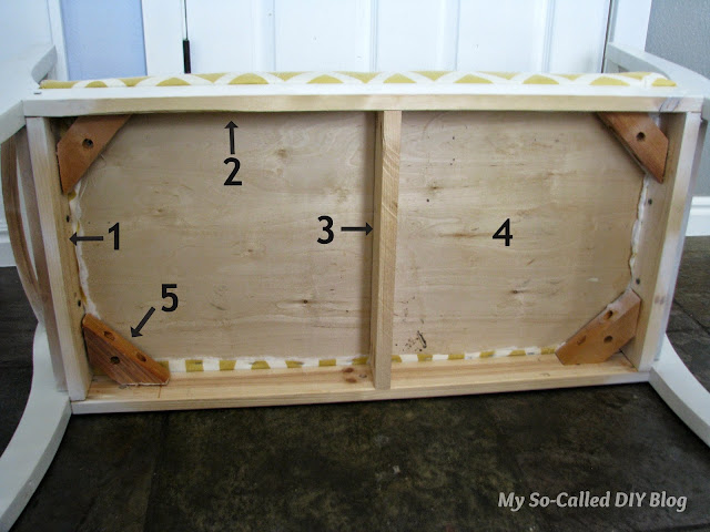 My So-Called DIY Blog: Two Chair Bench