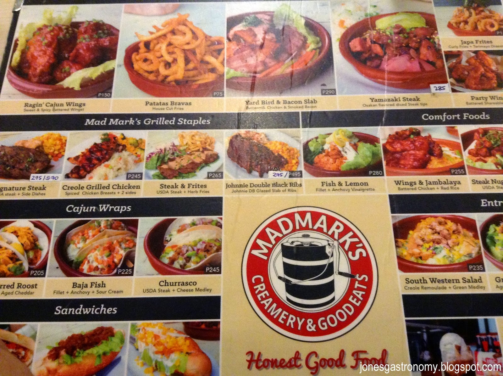 Jones' Gastronomy: Going Mad at Mad Marks!