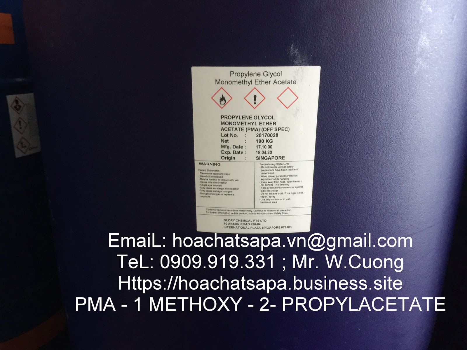 CHEMICALS, Industrial chemicals, SOLVENTS, HOÁ CHẤT CÔNG NGHIỆP, DUNG ...