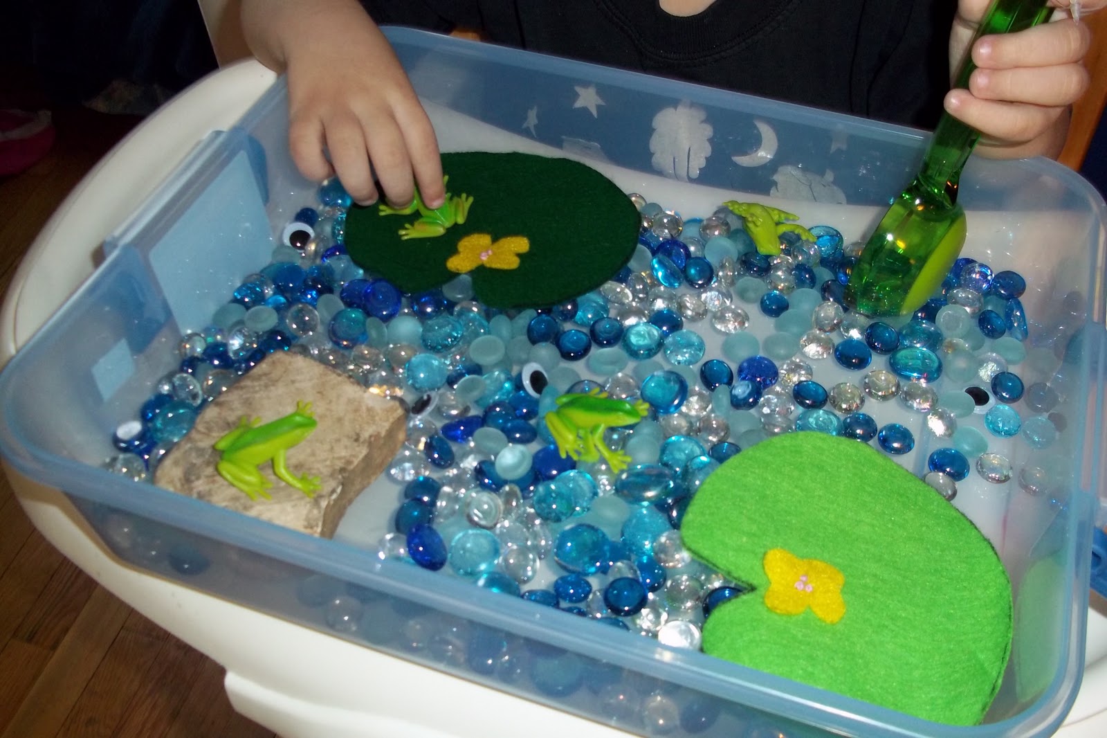 A Middle Of The Mitten Homeschool: March Sensory Tub