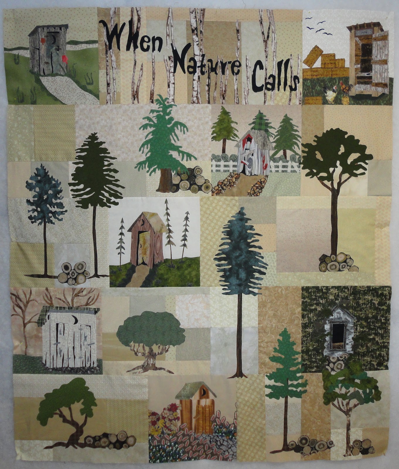 Ravelly1: When Nature Calls - BOM Trees 1 & 2