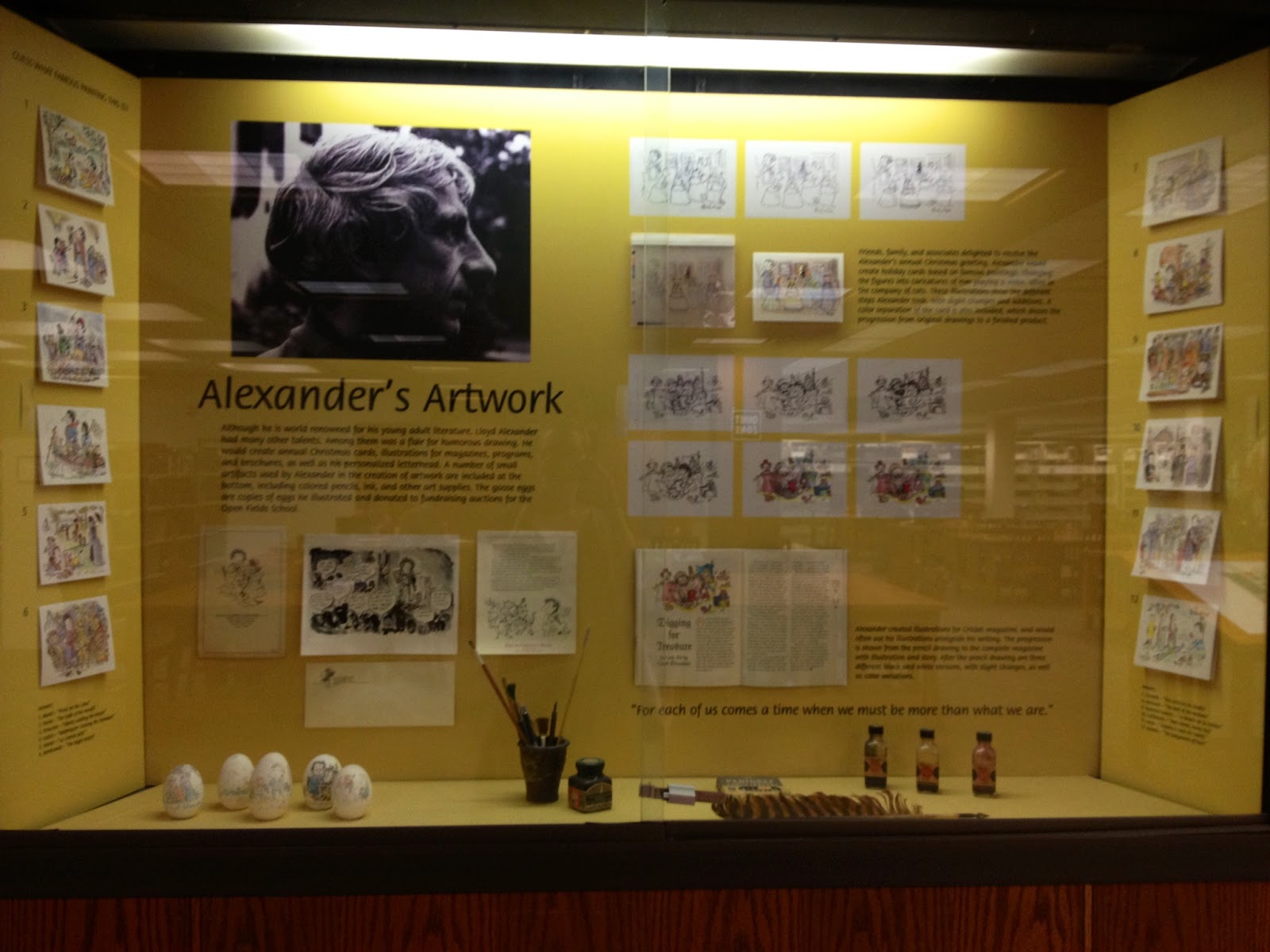 Book Adventures: Lloyd Alexander Documentary & Exhibits