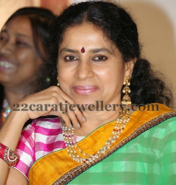 Rupa Devi in Jhumkas and Pearls Set - Jewellery Designs