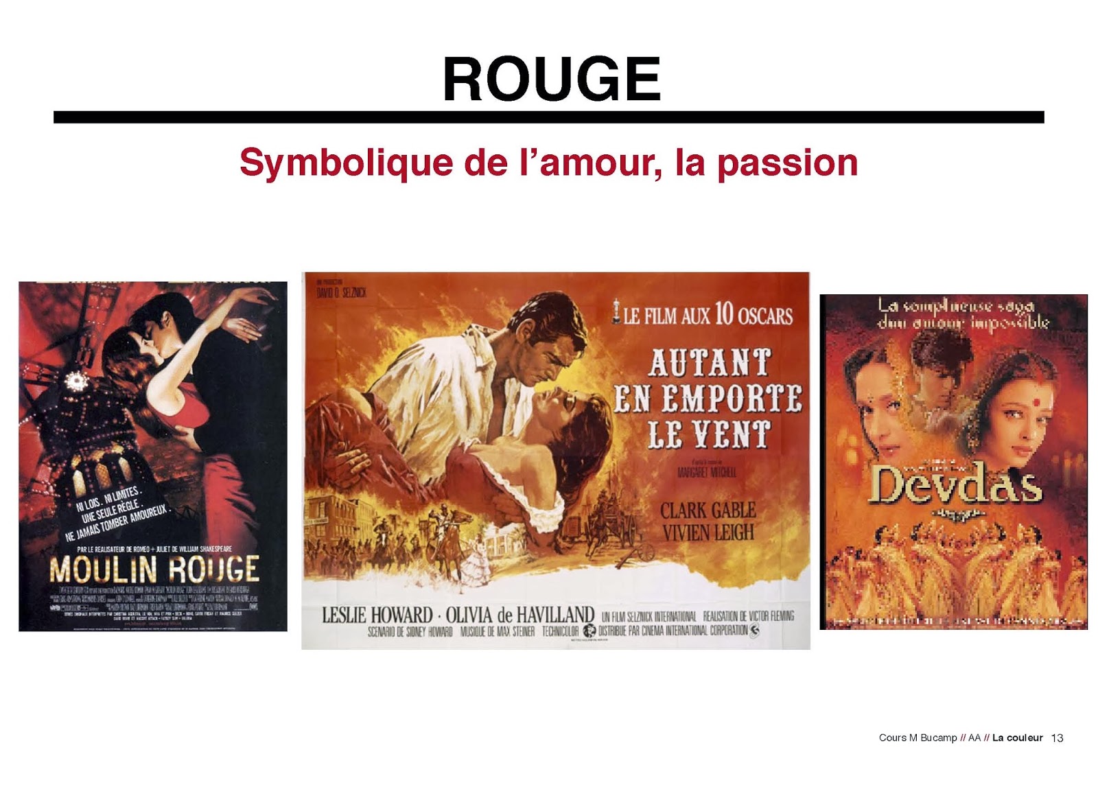 Cours d' ARTS APPLIQUES: COURS N°19 : ROUGE // Symbolique de la couleur