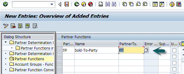 SAP SD Create Partner Function | SAP Online Guides