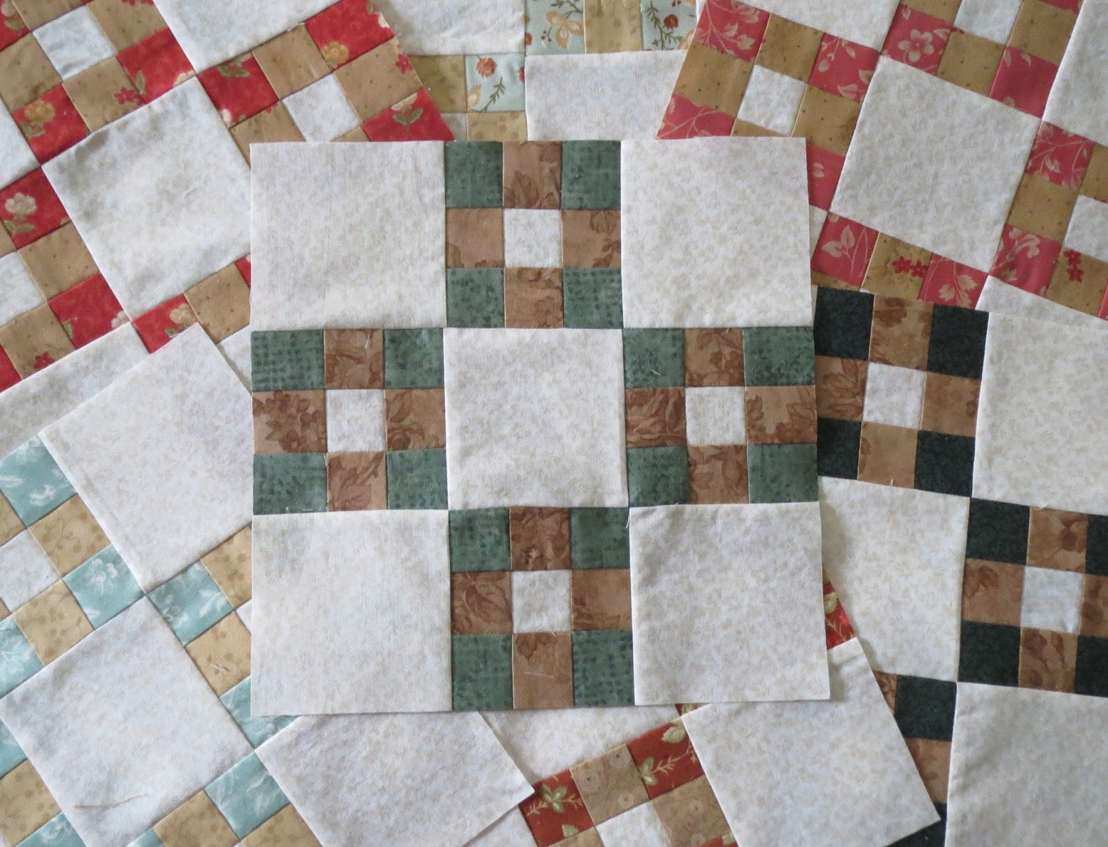 Quilting on Main Street: Double Nine Patch Blocks