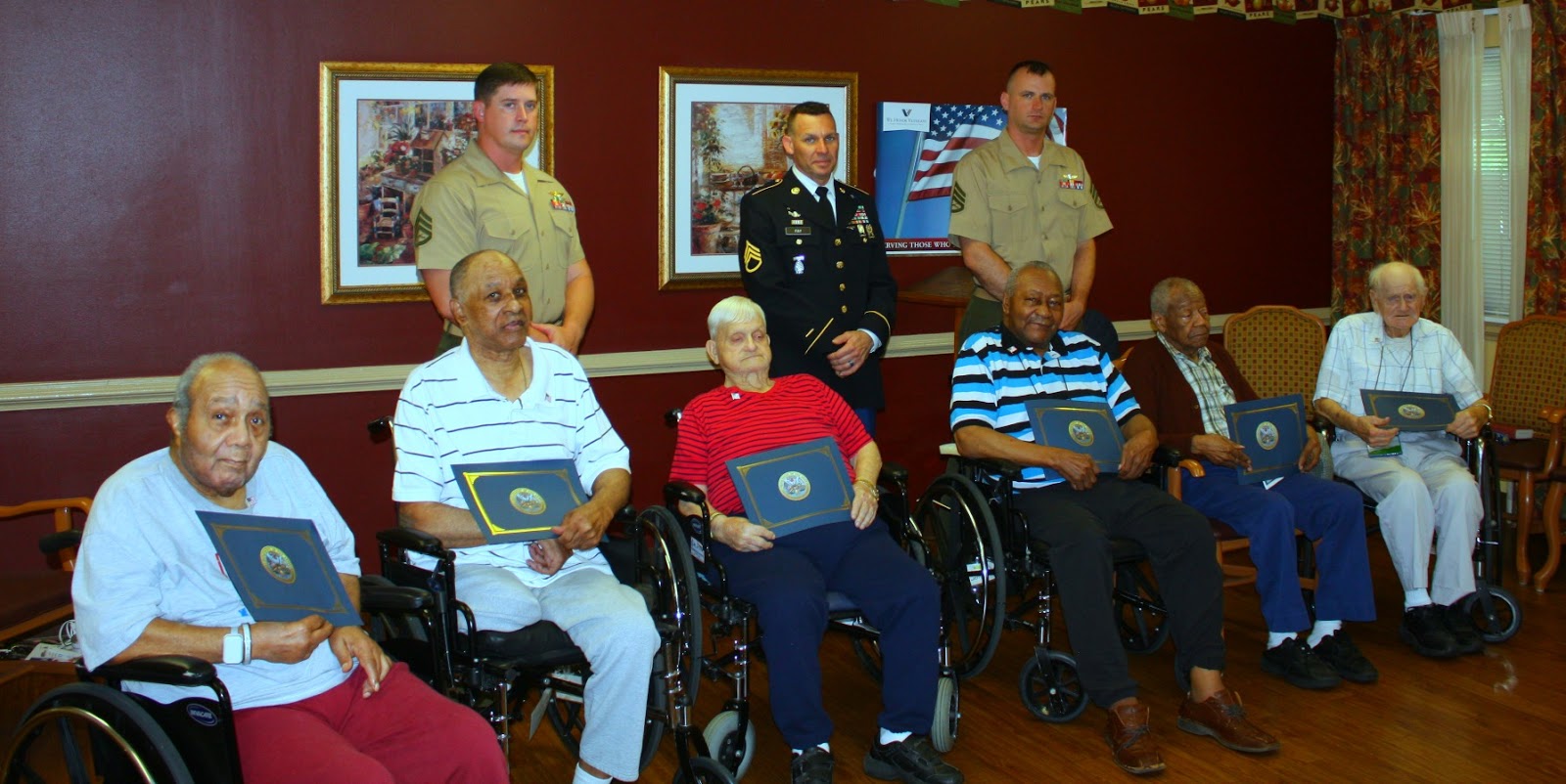 Medi Hospice Volunteers: We Honor Veterans - Pinning Ceremony