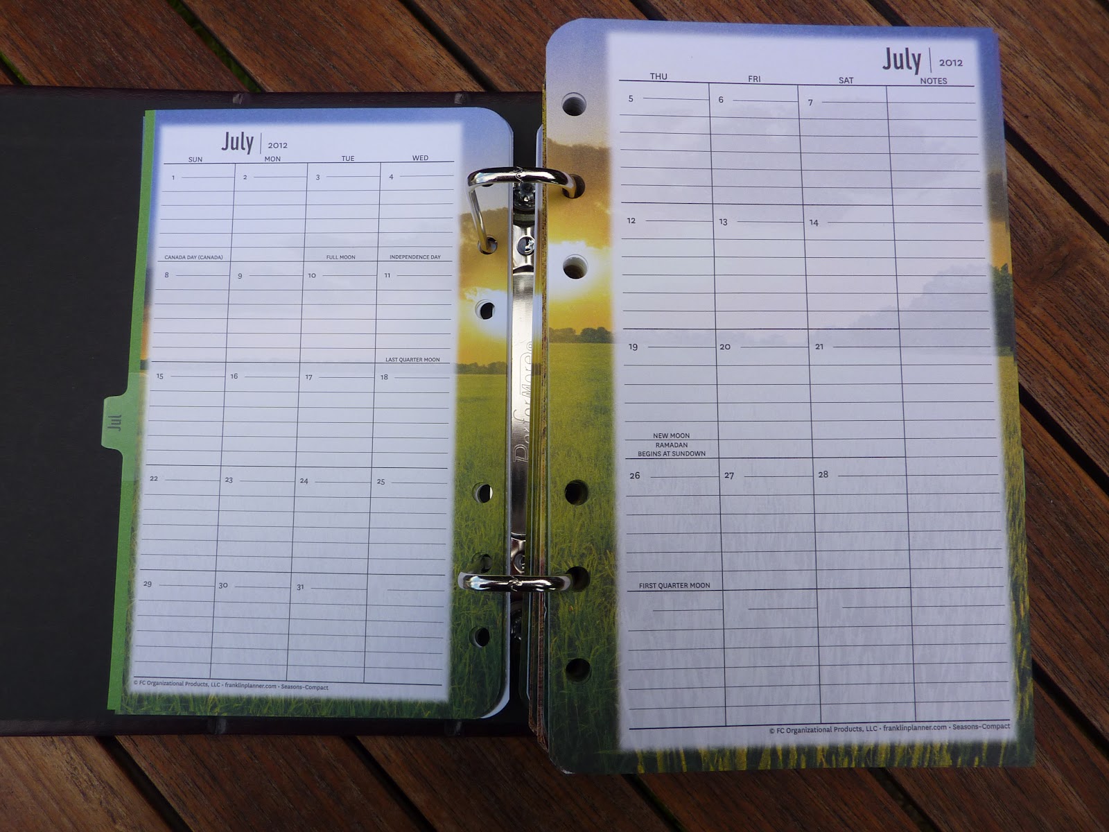 Plannerisms: Franklin Covey Two Pages Per Day inserts in my Filofax