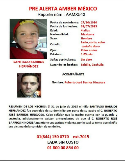 Maverick County Sheriff: Amber Alert Mexico
