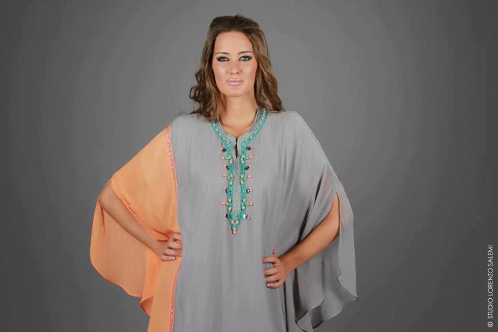 Collection de Caftan porté par AMINA ALLAM - new caftan maghrebi 2014