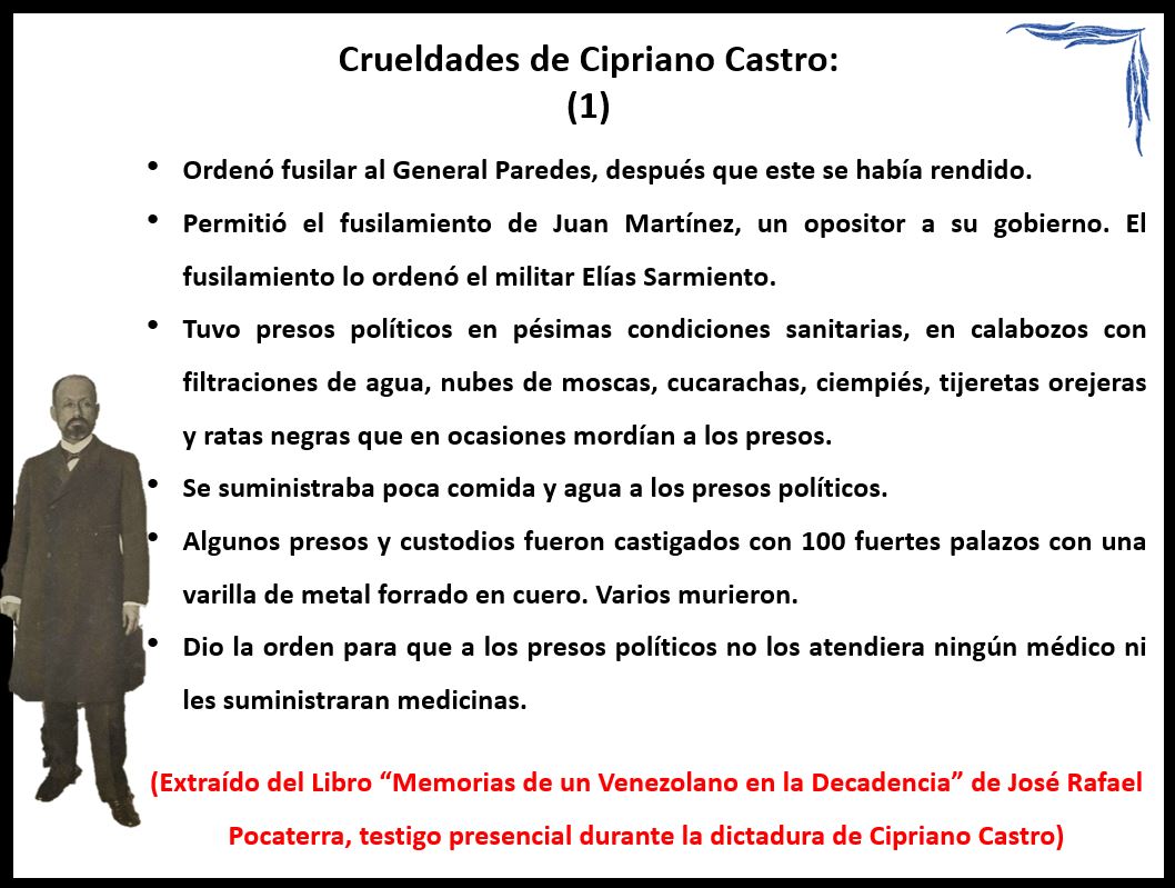 Fotos y Biografía del Presidente Cipriano Castro: Fotos y Biografía del ...