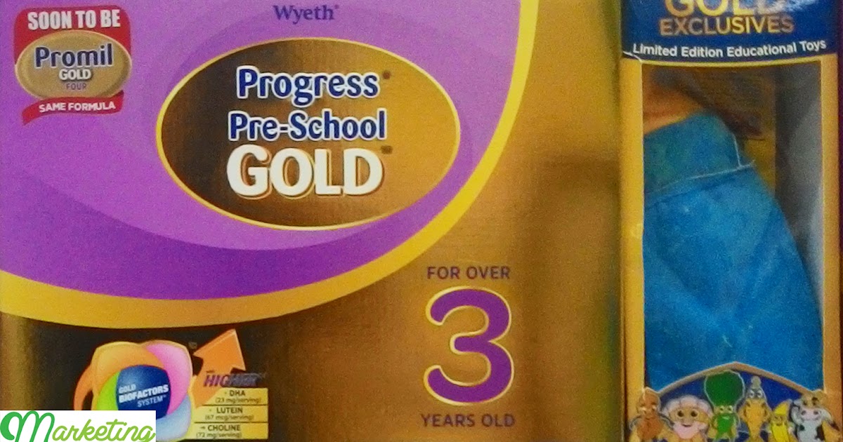 Marketing Gifts: Free Educational Toy from Wyeth’s Progress Pre-School Gold