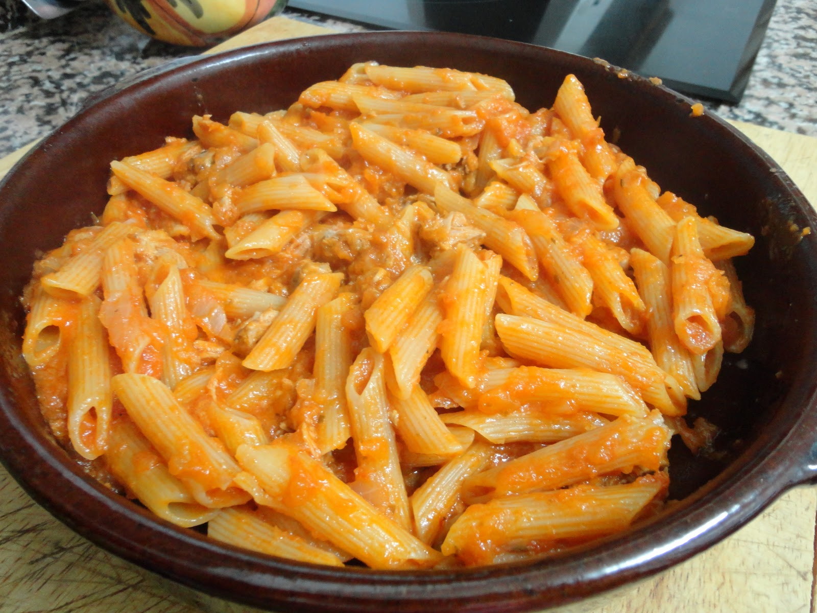 MACARRONES EXPRES CON ATÚN EN THERMOMIX