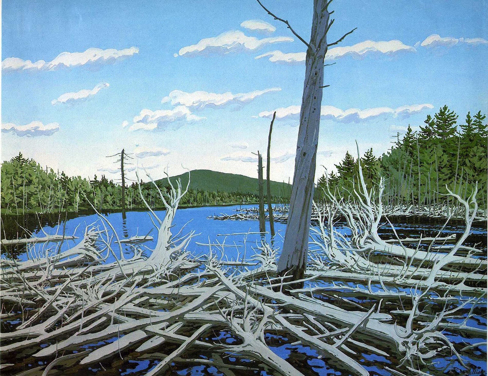 paintings old masters blog: Neil Welliver