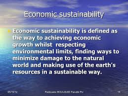 Economic Sustainability Definition