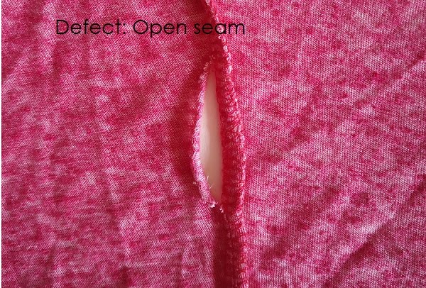 List of Garment Defects with Images