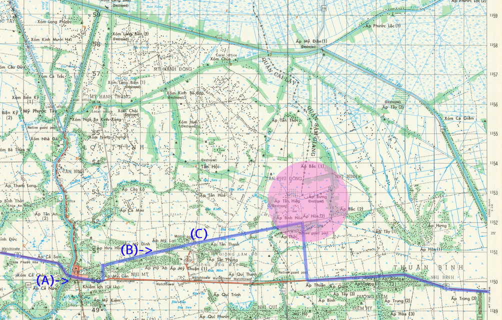自転車物見遊山: アプバクの戦い / The Battle of AP BAC, Vietnam