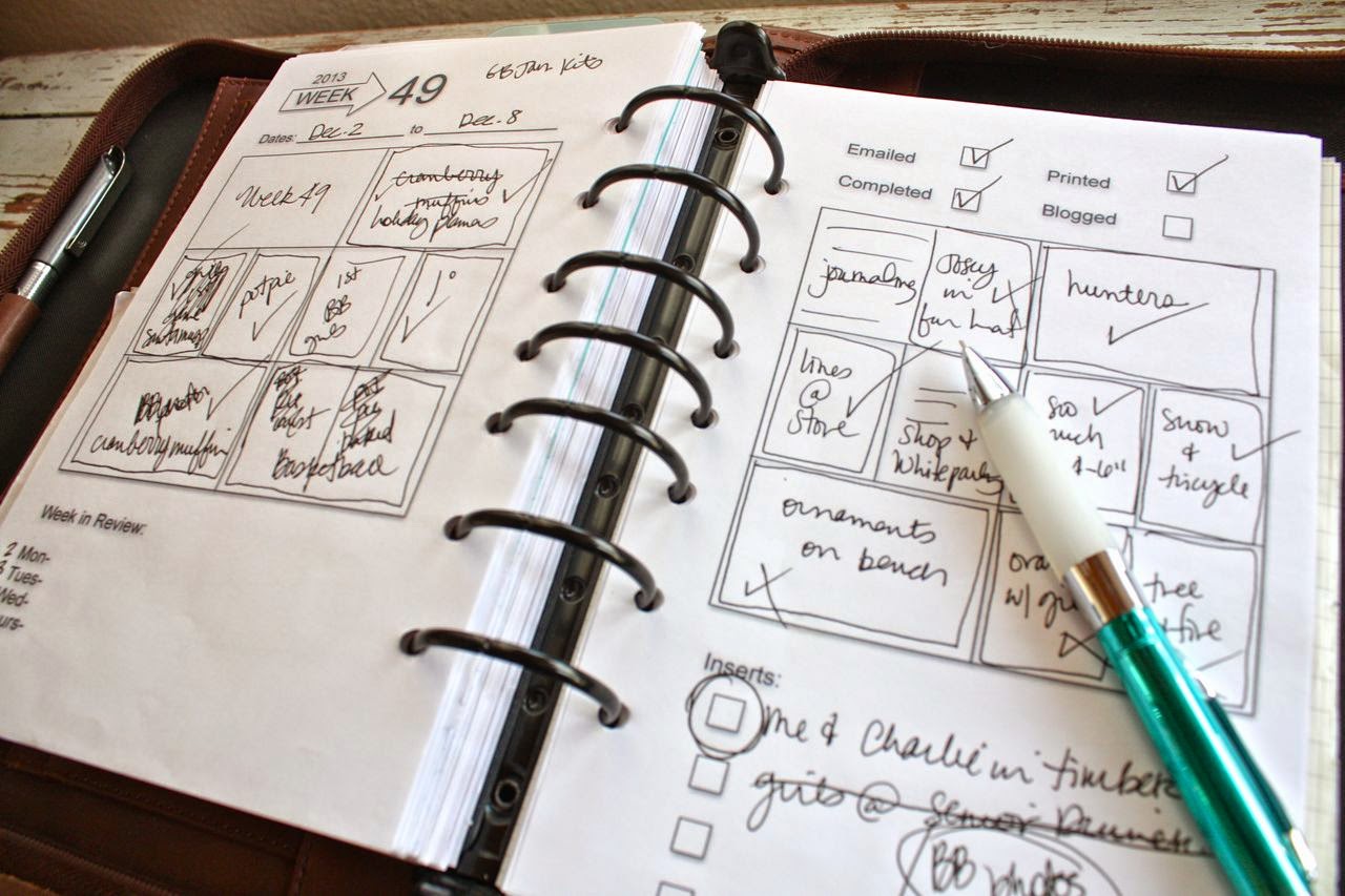 Mish Mash: Workspace Wednesday...Organizing Project Life Page Protectors