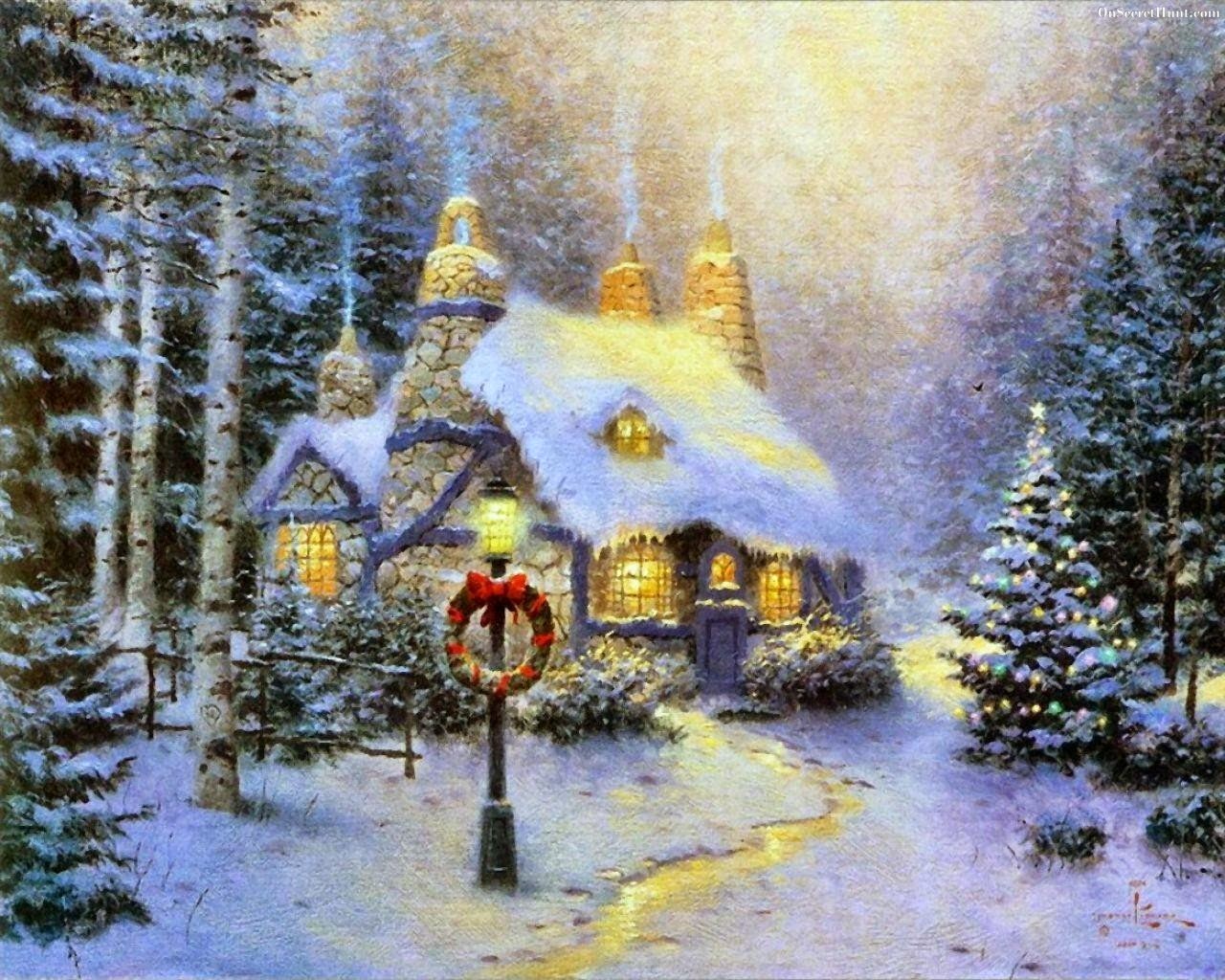 Image lelo: Beautiful Christmas Cottage