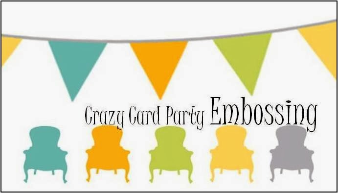 Totally Scrap Addicted: Crazy Card Party Challenge #9 - Dry Embossing