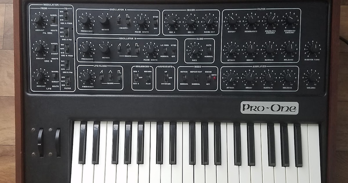 MATRIXSYNTH: Sequential Circuits Pro-One, Analog Synthesizer SN 9148
