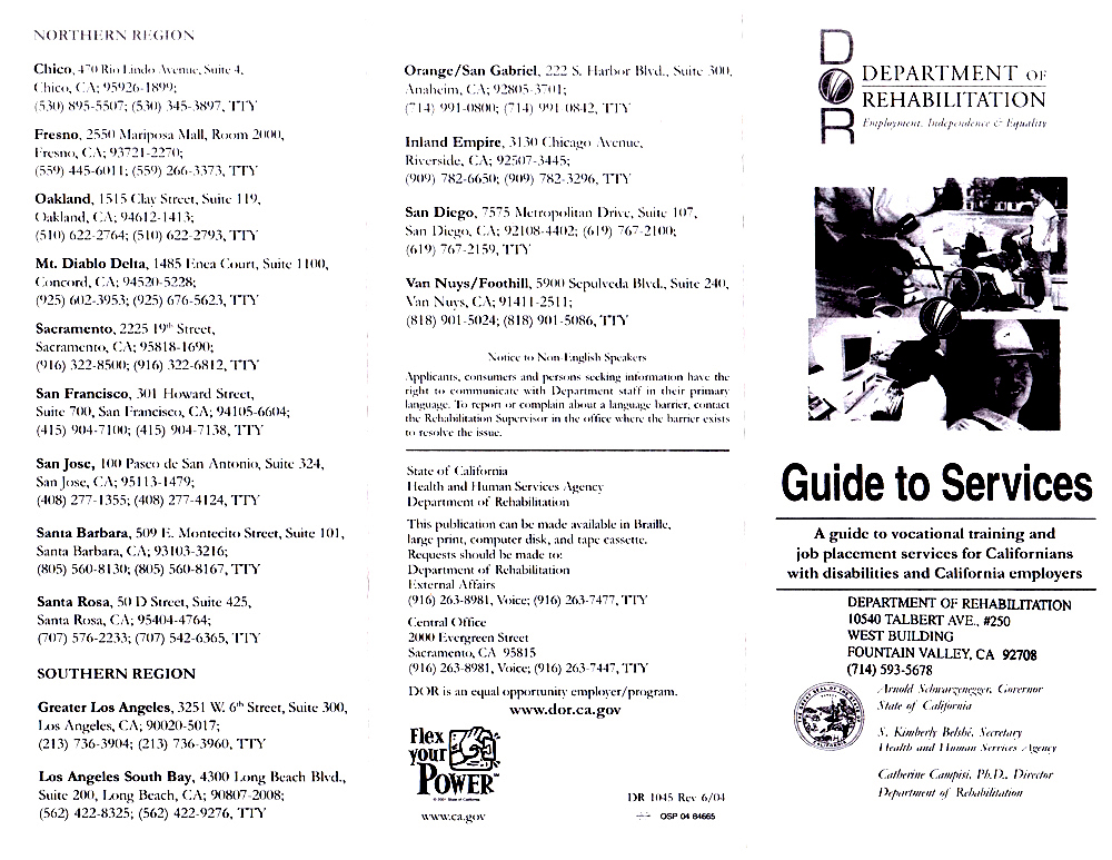 OC Community Resources: Department of Rehabilitation