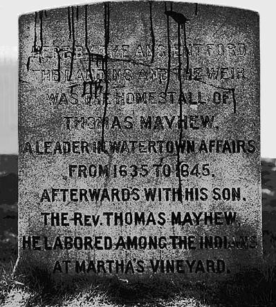 The Pye Plate: Thomas Mayhew 1593-1682