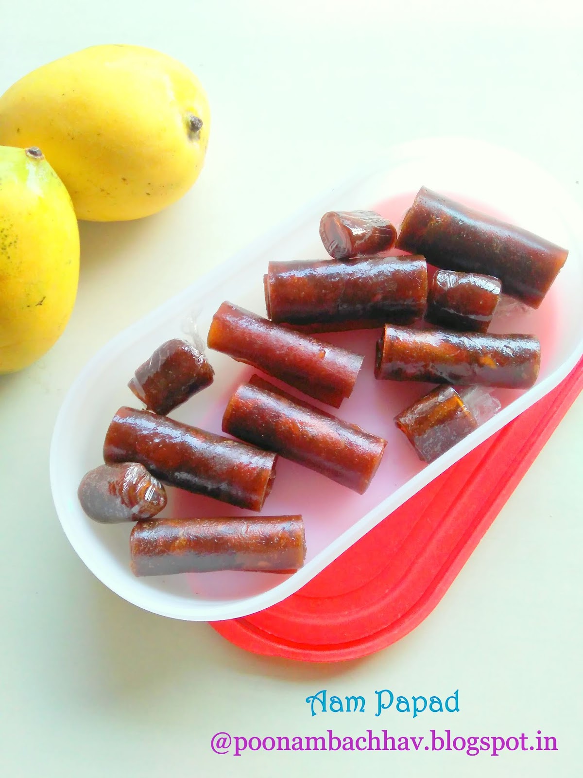 Annapurna: Aam Papad / Mango Fruit Leather Recipe