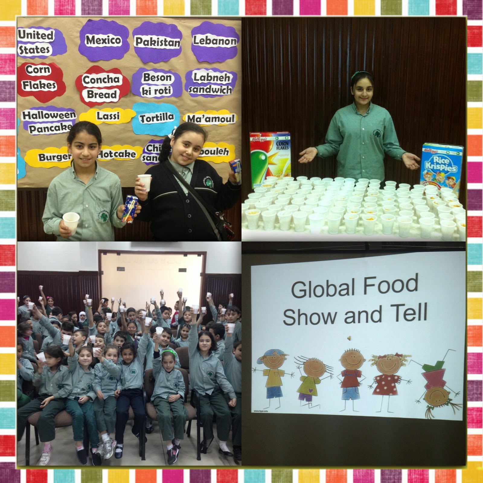 Makassed KSPS: Global Food Show and Tell (iEARN Project)