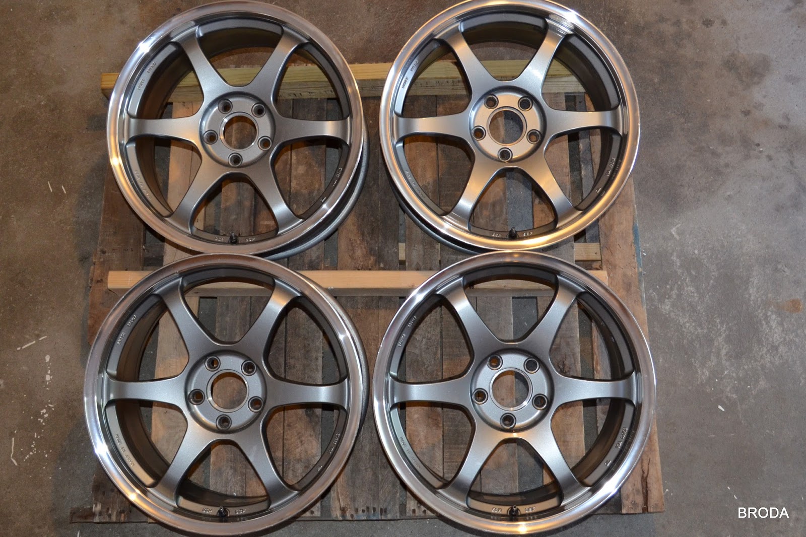 BRODA Racing: -SOLD- SSR Type-C's - 18x9 +55 5x114.3 16.9 lbs