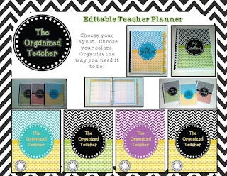 Teach it With Class: The Organized Teacher {Editable Planners}