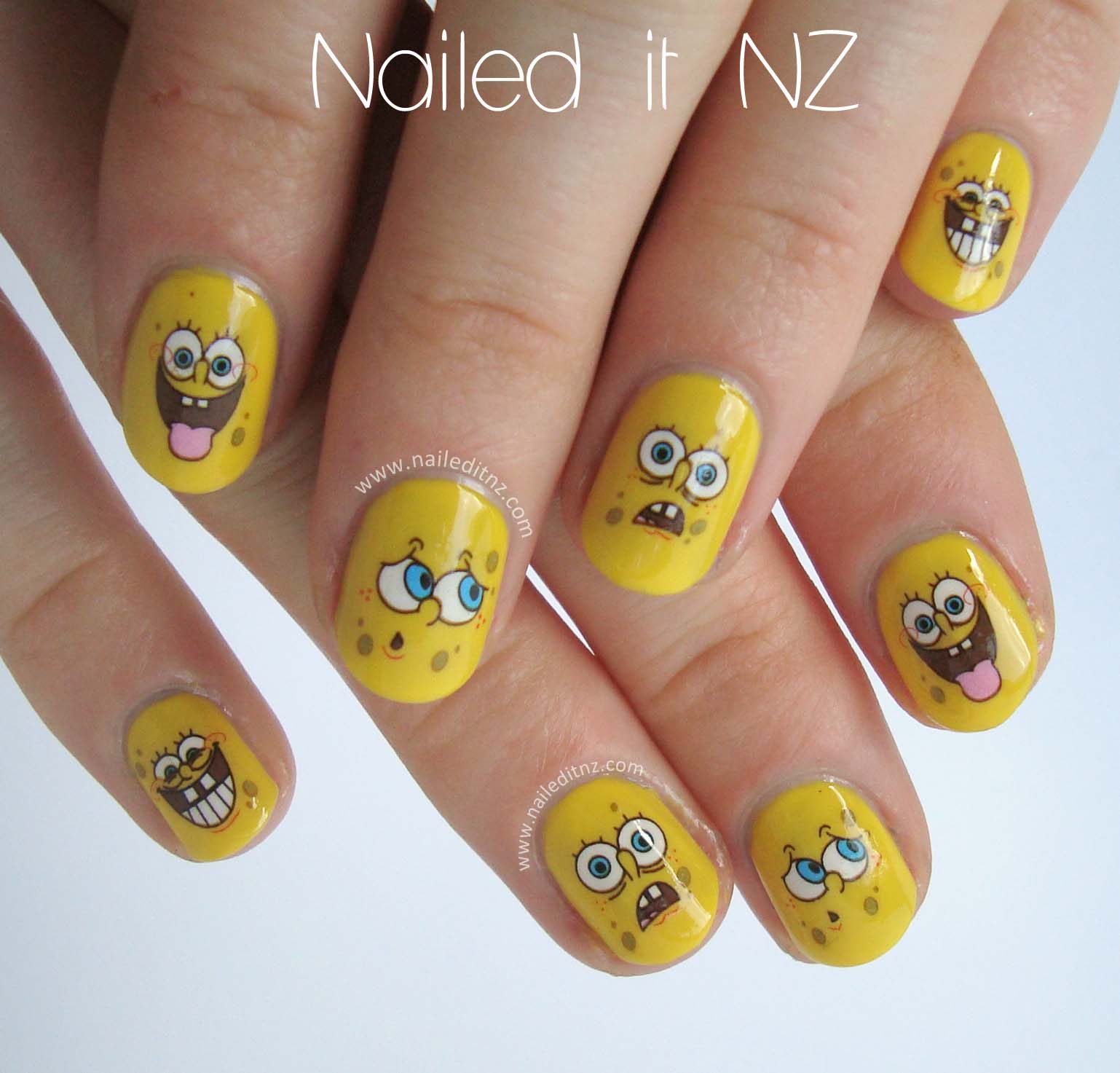 Spongebob Squarepants nails!