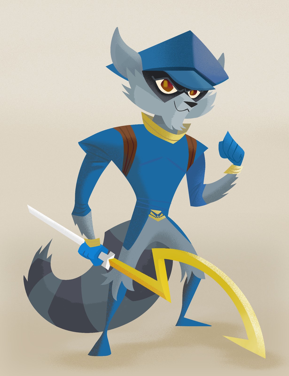 Line|Shape|Color: Sly Cooper
