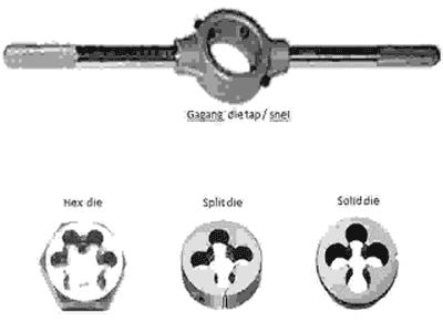 Mengenal teknik Pengetapan (tap) penyeneian (snei) | Arsip Teknik
