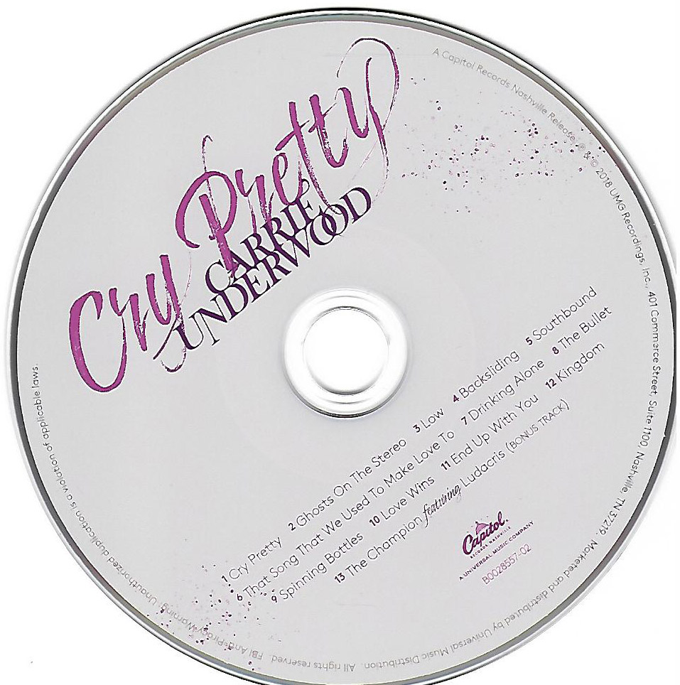 Encarte: Carrie Underwood - Cry Pretty - Encartes Pop